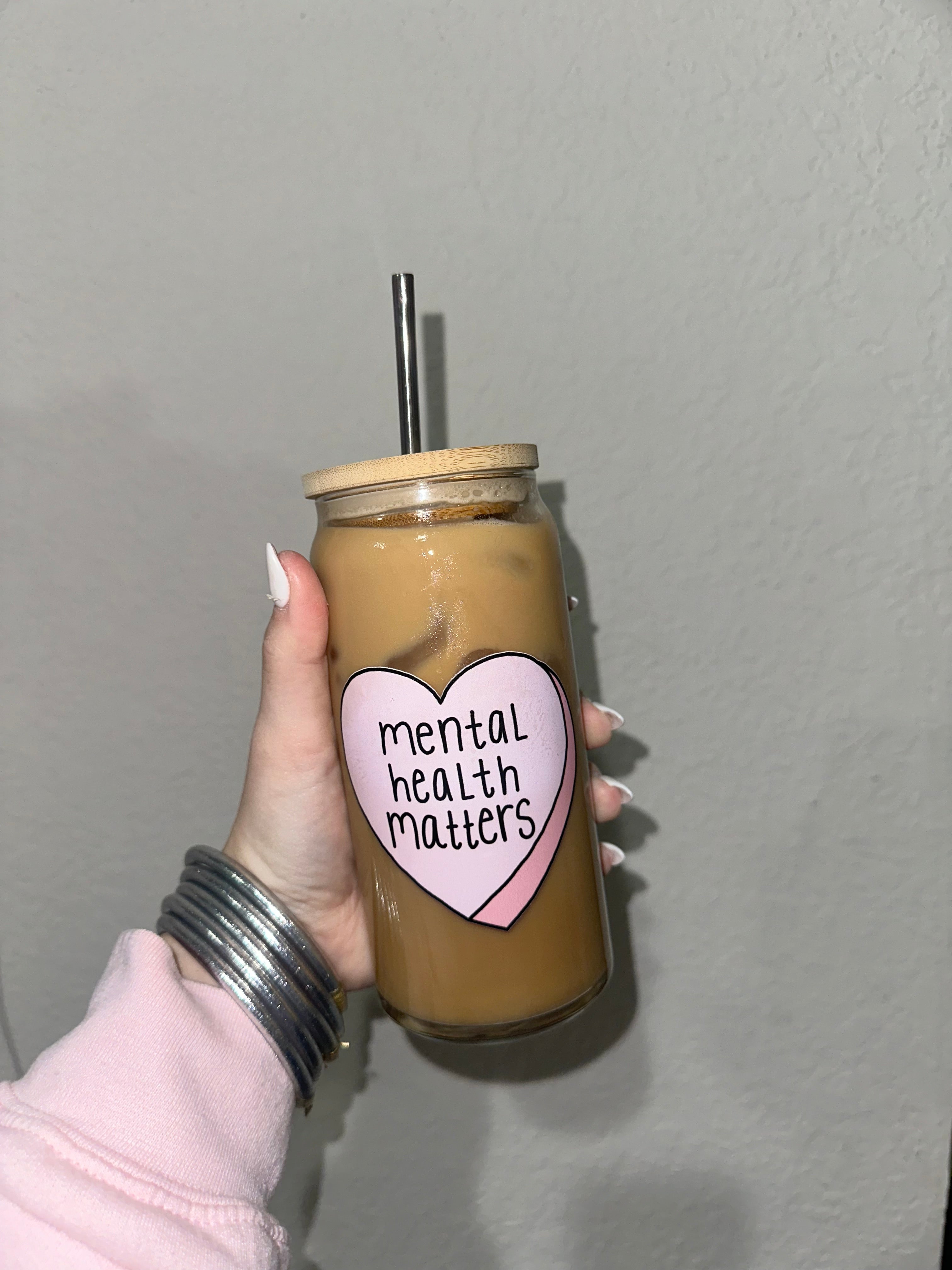 NEW 20z Mental Health Beer Glass Cup – ShopPenelopeandCo